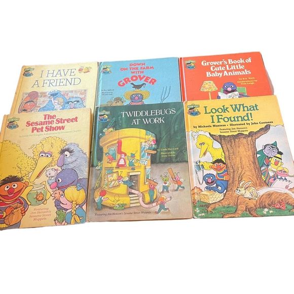 Sesame Street | Other | Vintage Sesame Street Book Club Lot Of 6 ...